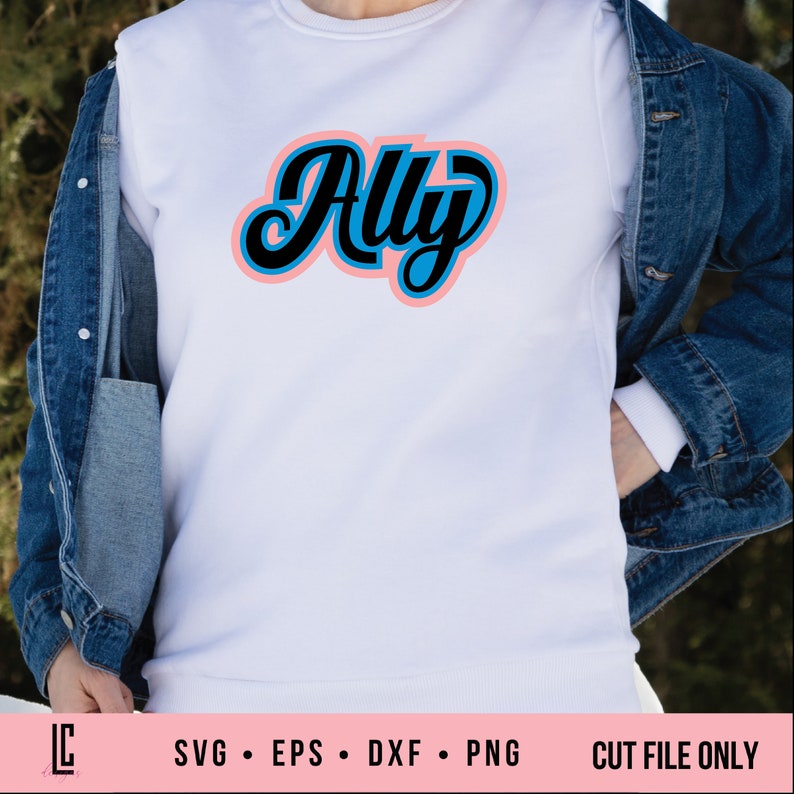 Ally SVG Archivos SVG y PNG de espacio seguro - Etsy México