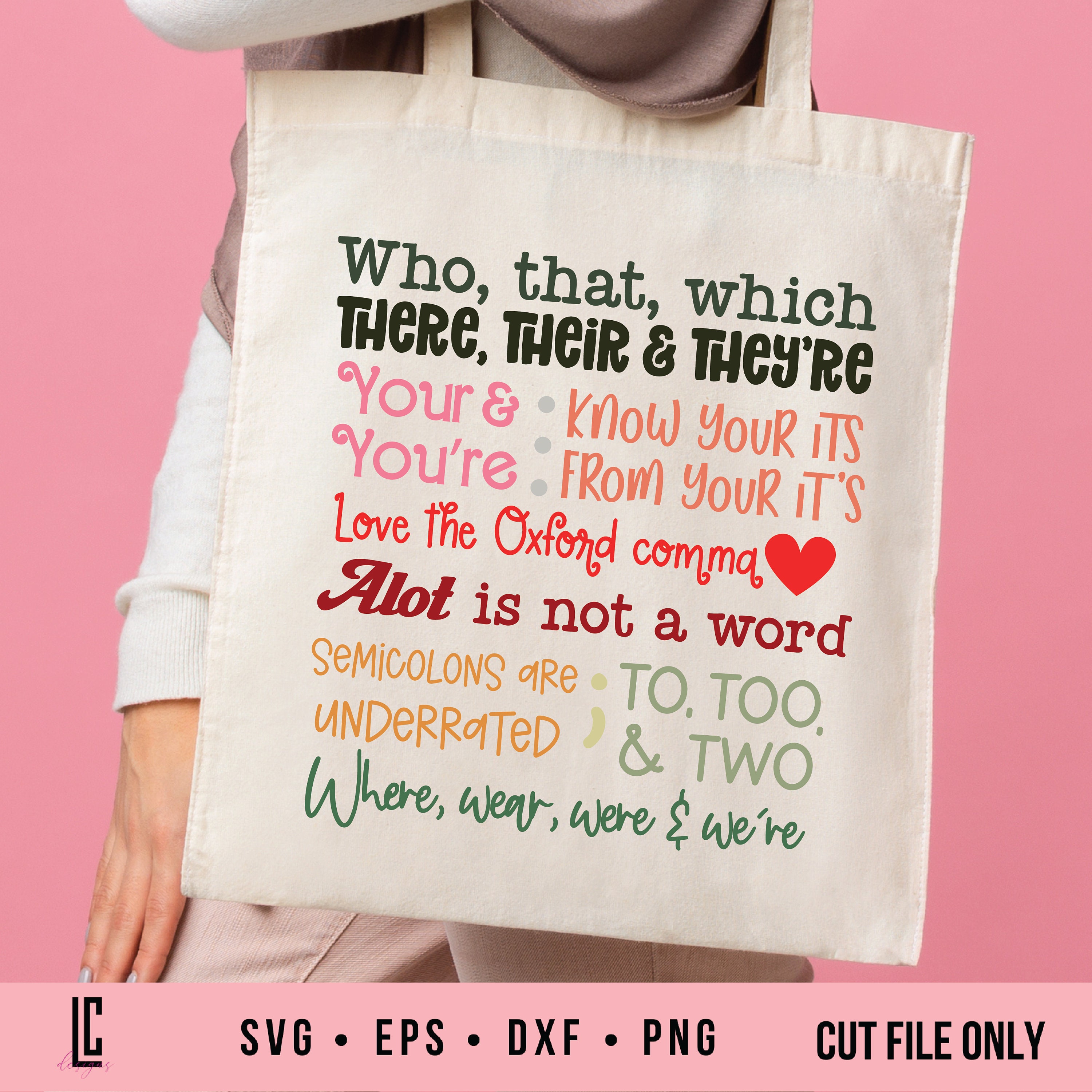 Grammar Subway Art SVG Grammar Police Cut File for Cricut or Silhouette ...