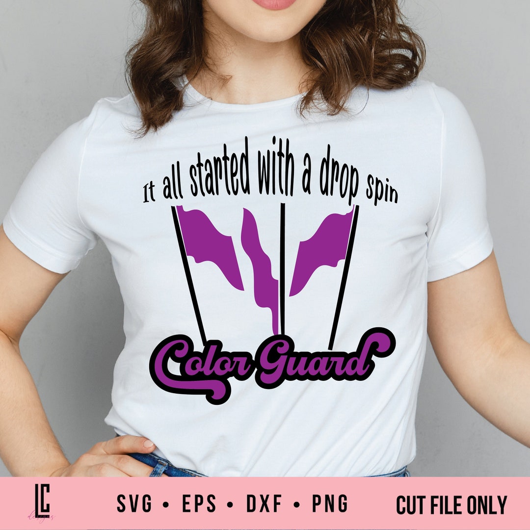 Drop Spin Color Guard SVG for Marching Band, Drum Corp, and Indoor ...