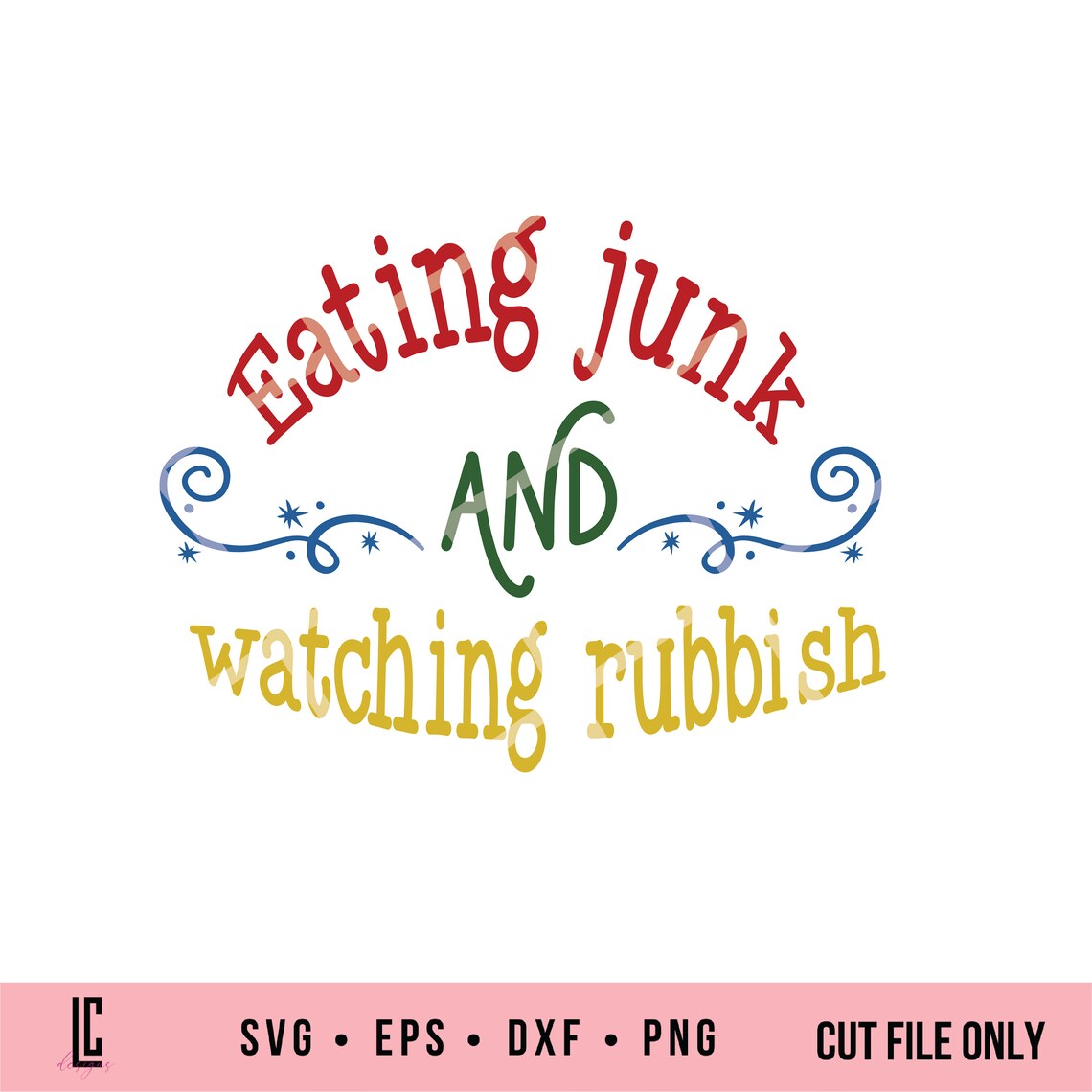 Home Alone SVG Eating Junk and Watching Rubbish SVG - Etsy