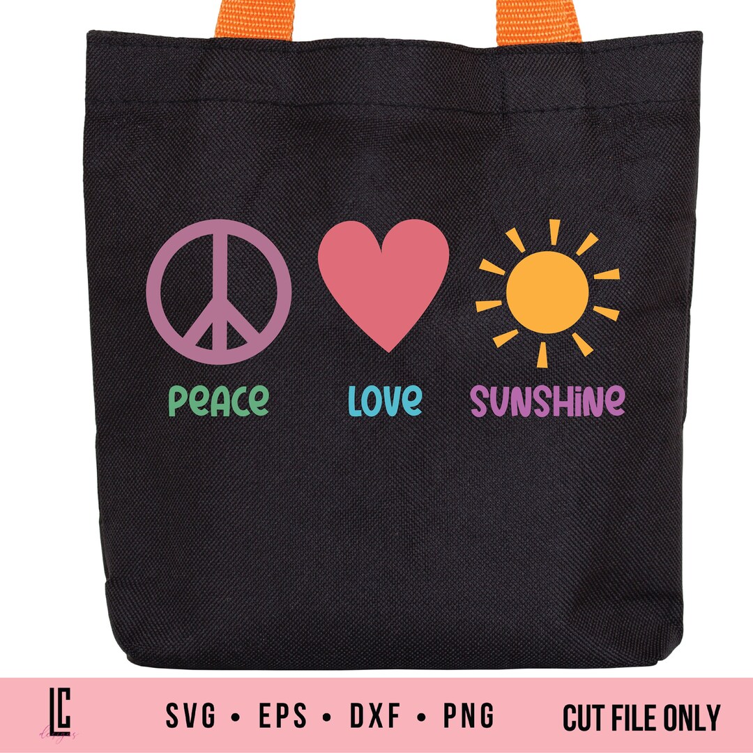 Sunshine Svg File Summer SVG Peace Love Sunshine SVG Summertime Svg ...