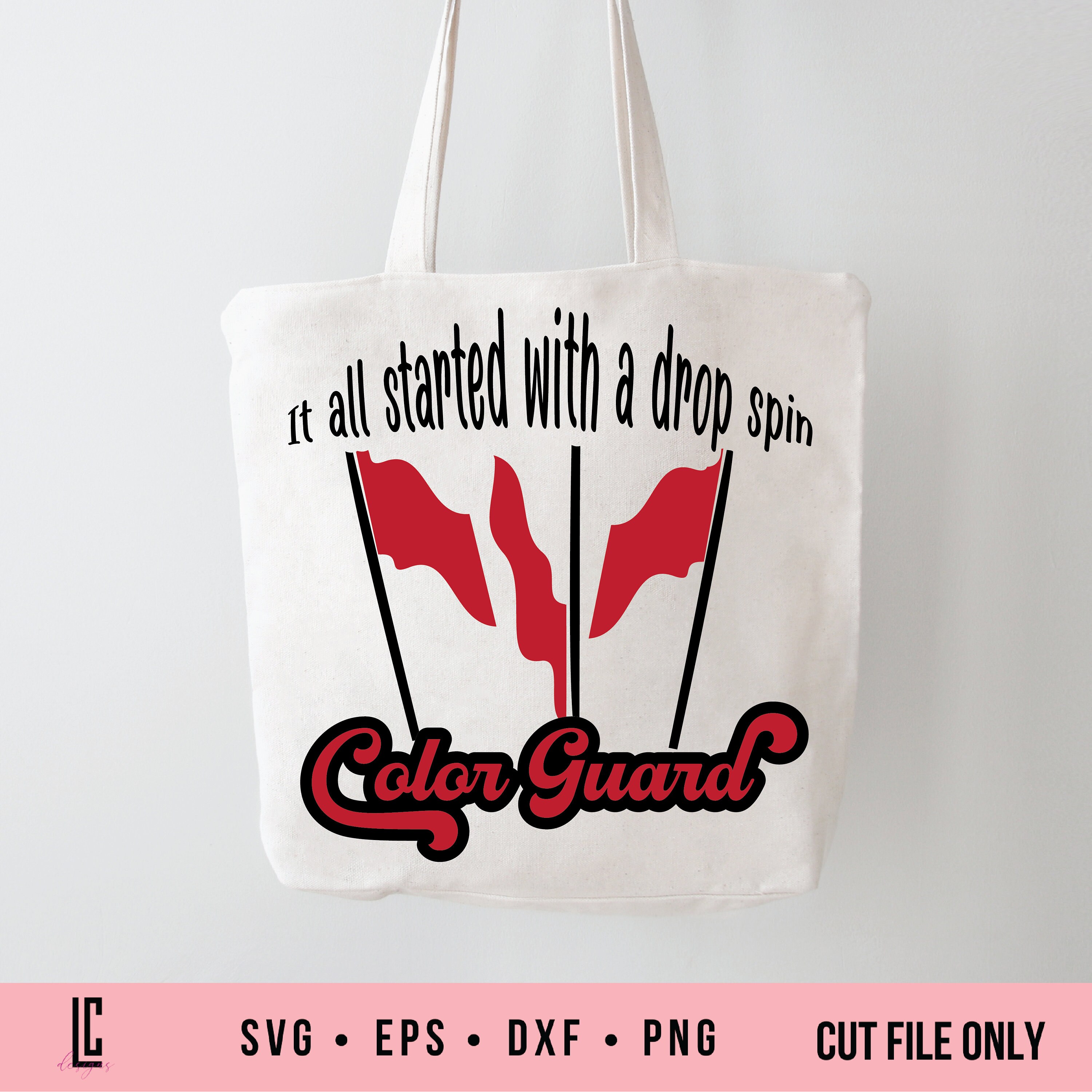 Drop Spin Color Guard SVG for Marching Band, Drum Corp, and Indoor ...