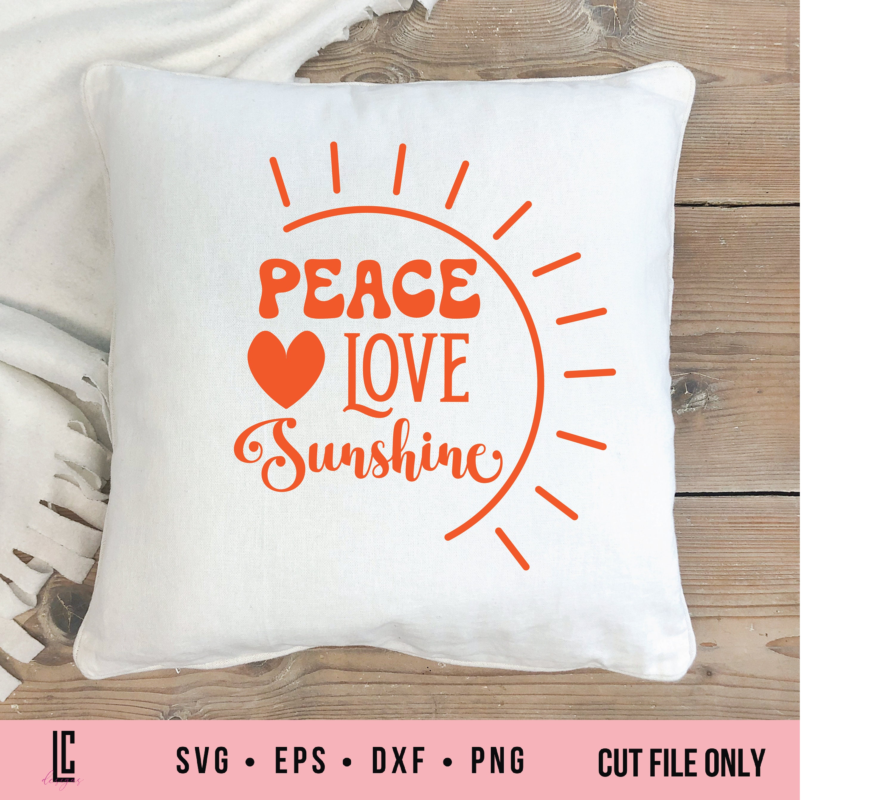 Sunshine Svg File Summer SVG Peace Love Sunshine SVG - Etsy