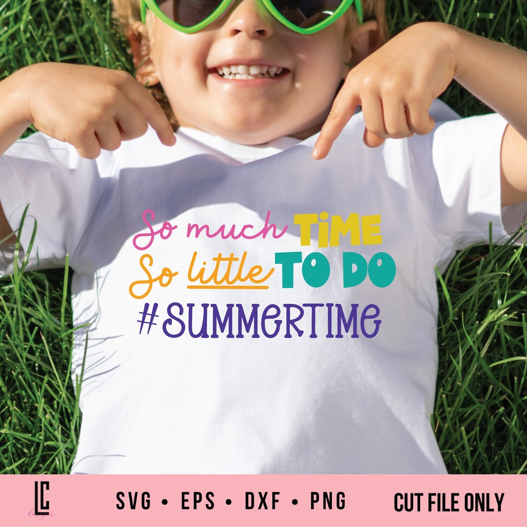 Summertime Svg File Summer SVG Summer Fun Cut Files for Cricut or ...