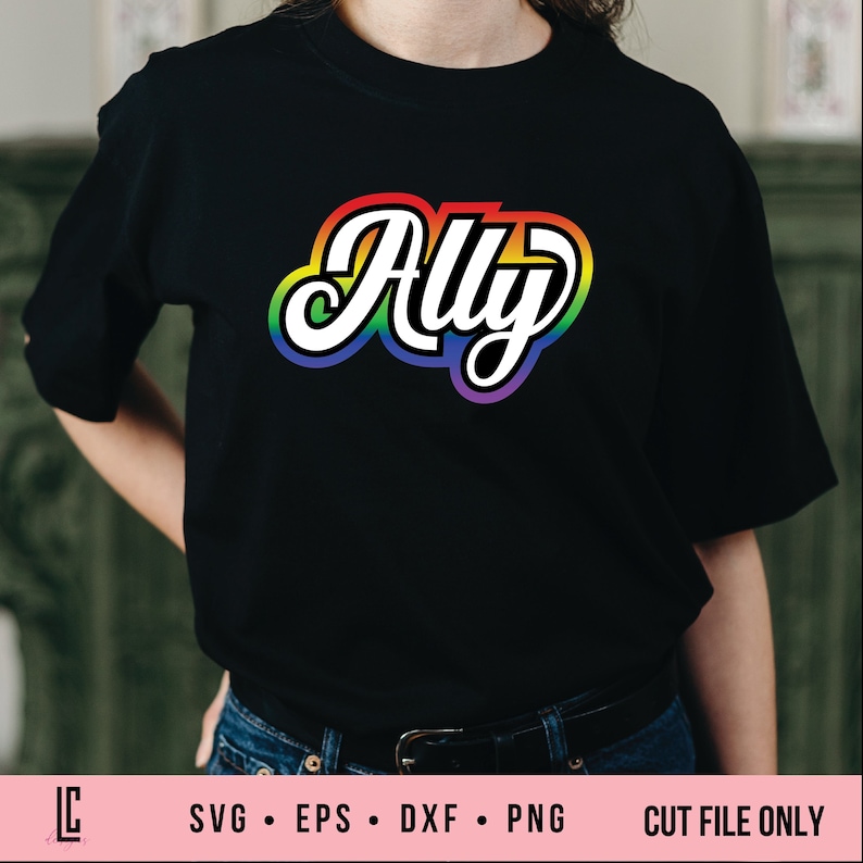 Ally SVG Archivos SVG y PNG de espacio seguro - Etsy México