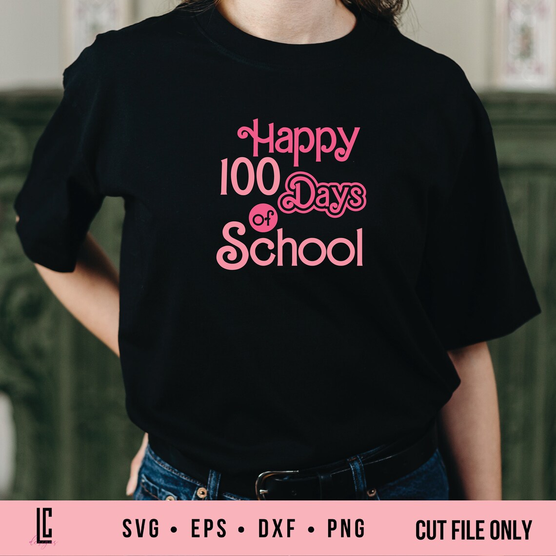 100 Days of School Svg Happy 100 Days Cut File for Cricut and ...