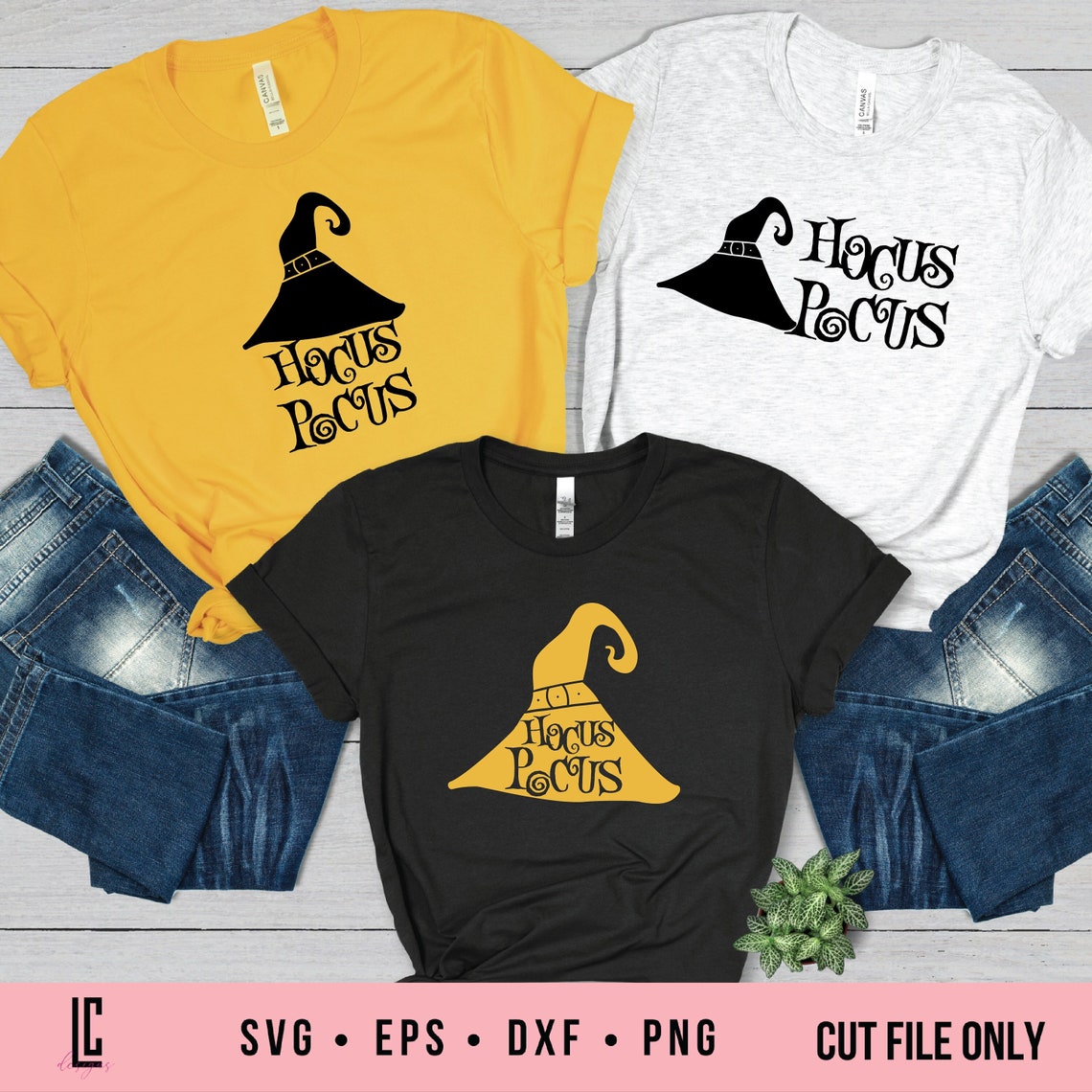 Hocus Pocus SVG Bundle Witch Hat Halloween SVG Cut Files for Cricut or ...