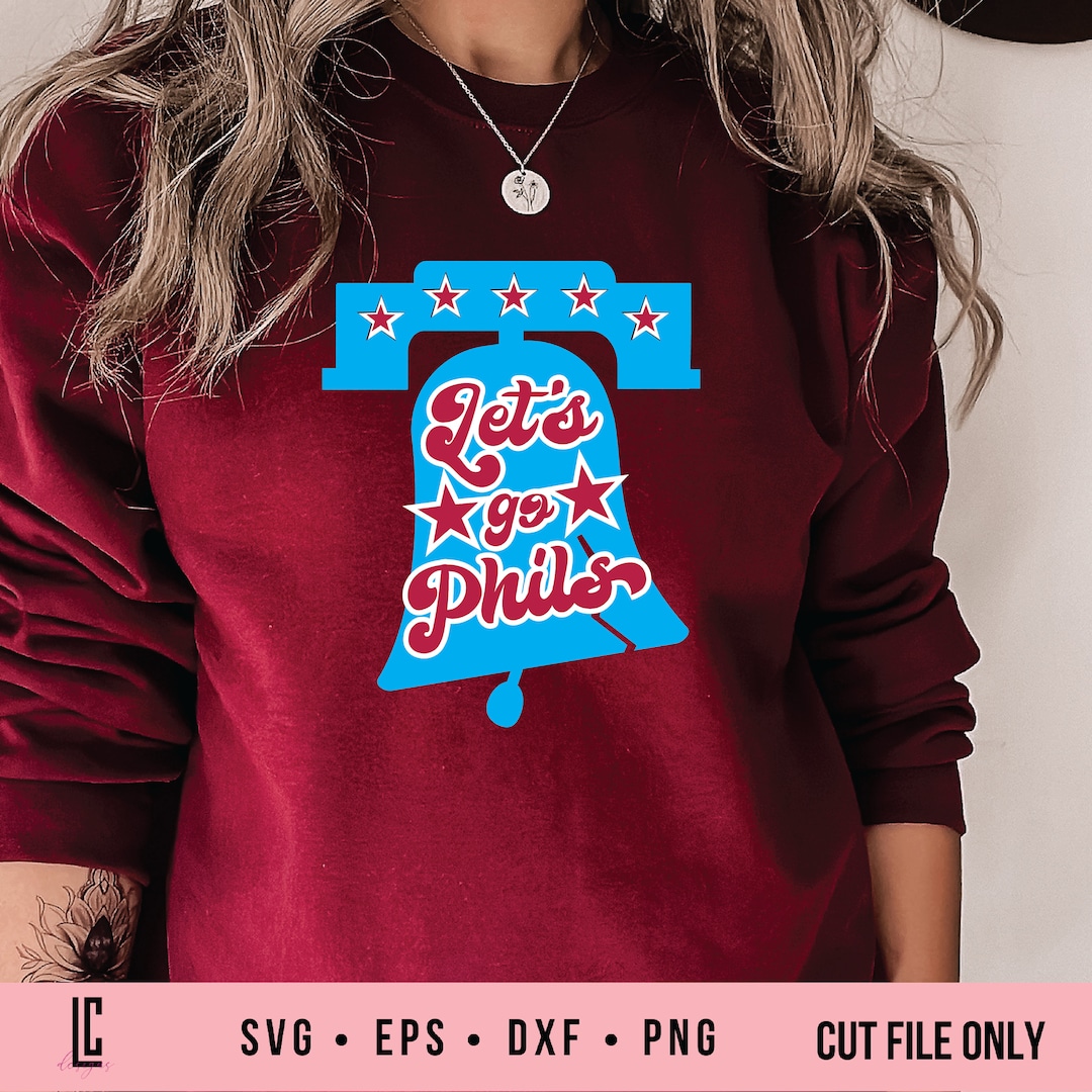 Let's Go Phils SVG Philadelphia Baseball Team SVG Phillies - Etsy