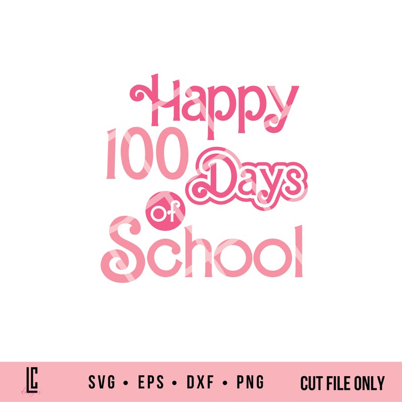 100 Days of School Svg Happy 100 Days Cut File for Cricut and ...