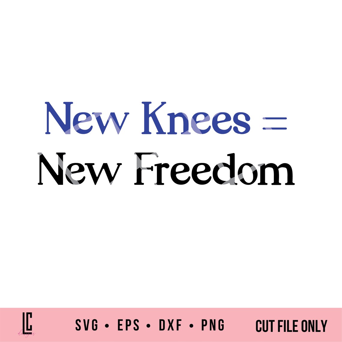 New Knees SVG Knee Replacement Svg Knee Surgery Cut Files for Cricut ...