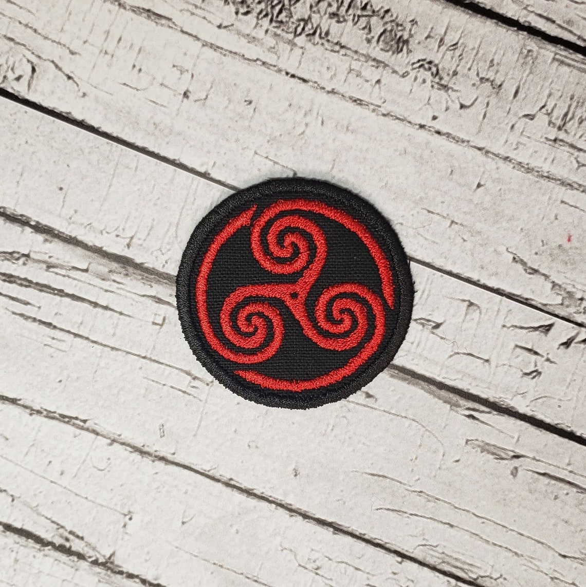BDSM Triskele / Triskelion Iron-on Patch. Embroidered Badge - Etsy
