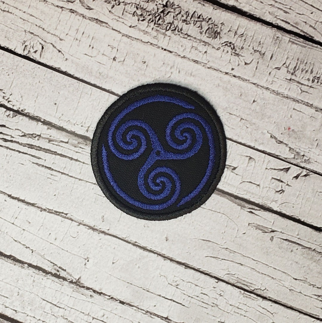 BDSM Triskele / Triskelion Iron-on Patch. Embroidered Badge - Etsy