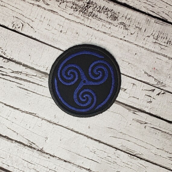 BDSM Triskele / Triskelion Iron-on Patch. Embroidered Iron-on | Etsy
