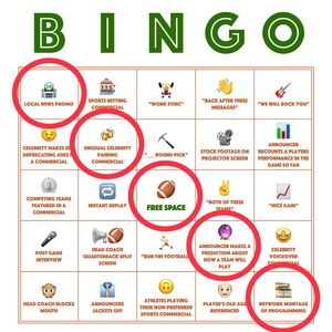 Big Game Bingo Cards ~ Set of 20 - Etsy