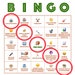 Big Game Bingo Cards ~ Set of 20 - Etsy
