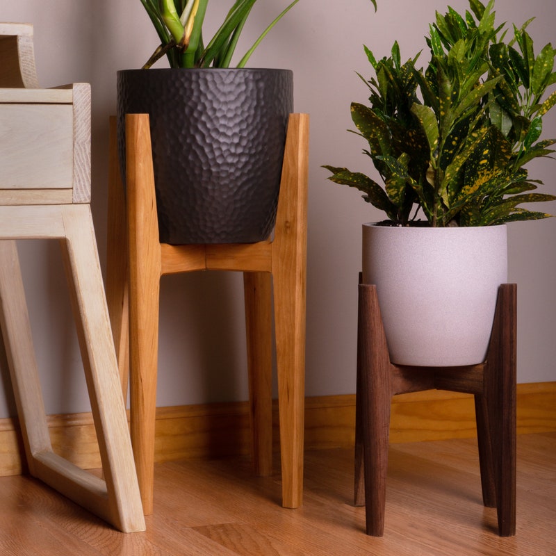 Wooden Plant Stand - Etsy