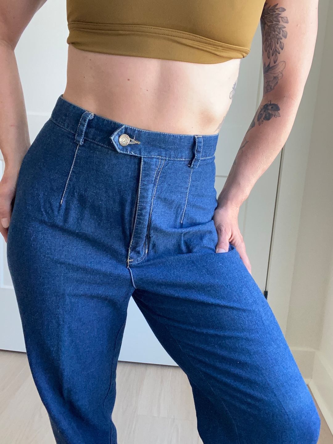 Liz Wear Stirrup High Waisted Jeans - Etsy
