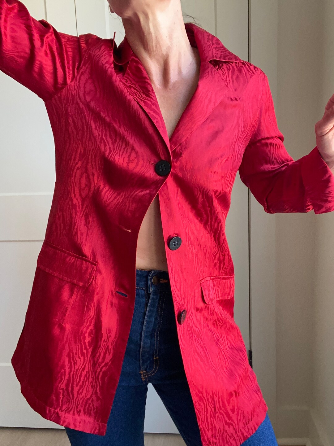 Red Blazer, Blazers, Coat, Jacket, Vintage, Women, Fashion, Clothing ...