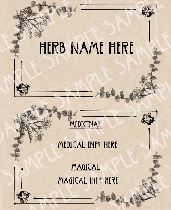 Editable Blank Label | Etsy