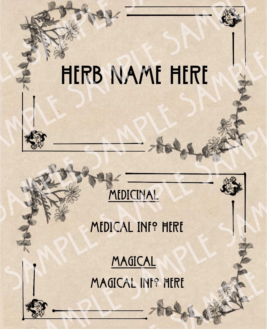 Editable Blank Label - Etsy