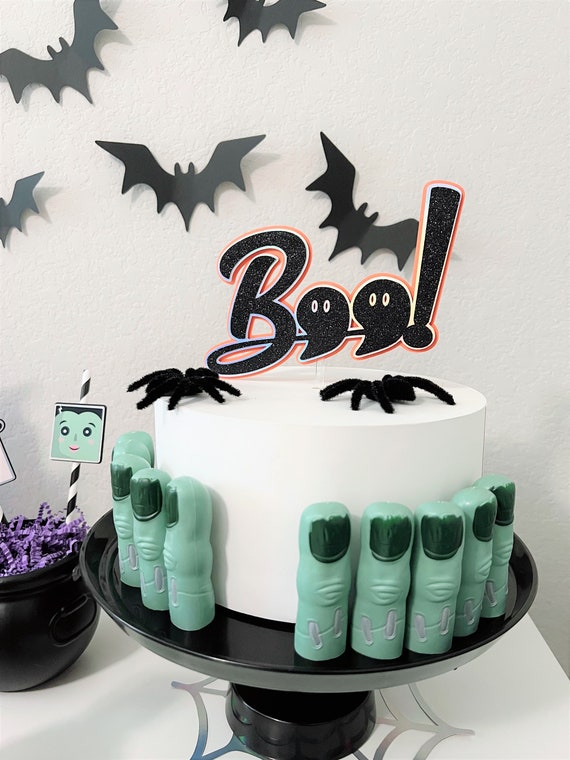 Halloween Cake Topper. Boo Cake Topper Halloween Birthday. | Etsy