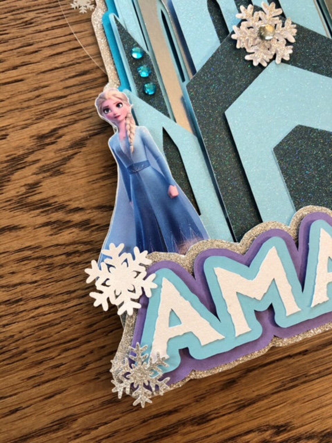 Frozen Birthday Cake Topper Frozen Theme Party Frozen Cake - Etsy