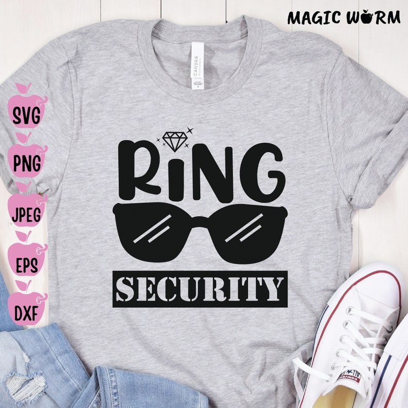 Ring Security Svg Wedding Svg Ring Bearer Svg Ring Dude - Etsy