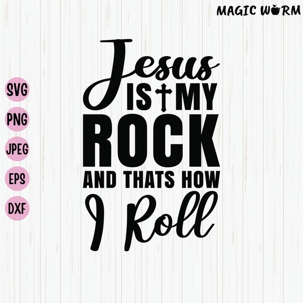 Jesus is My Rock - Etsy