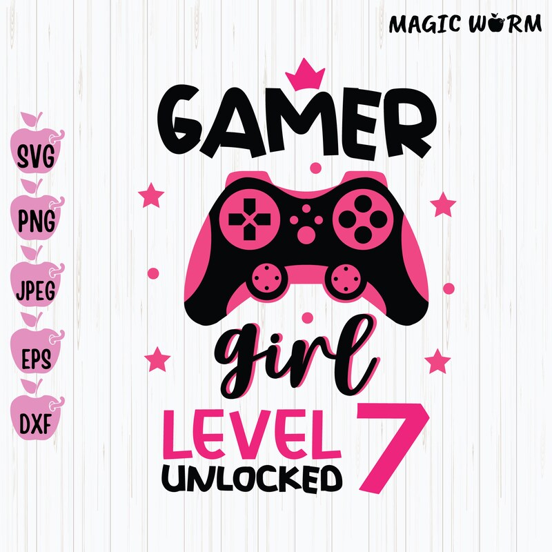 Level 7 Unlocked Svg - Etsy