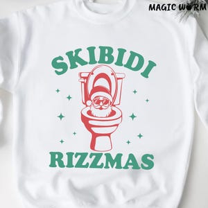 Skibidi Rizzmas Santa SVG: Funny Christmas Design (digital Download) - Etsy