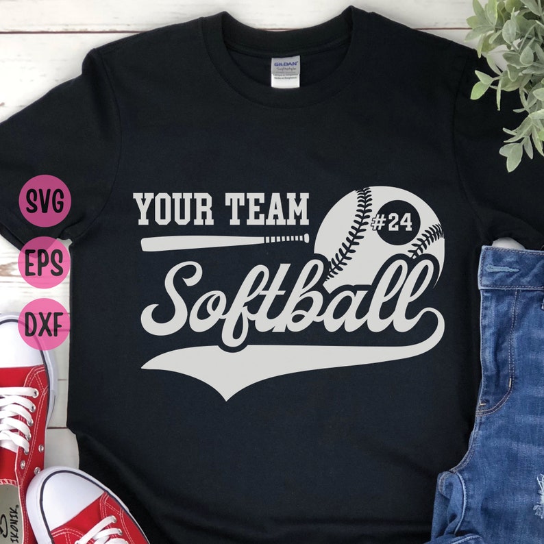 Custom Softball Team Svg Personalized Softball Template Svg - Etsy