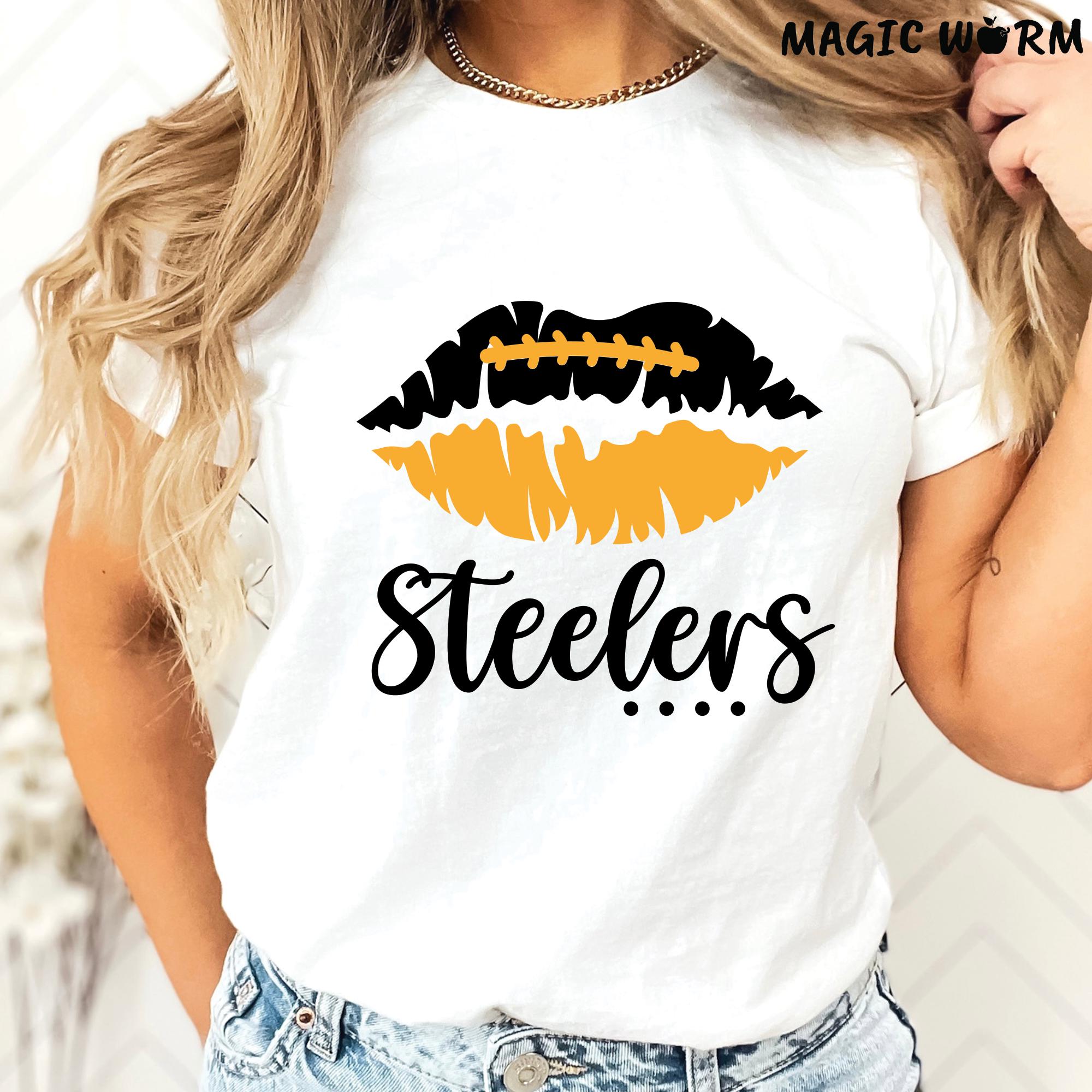 Steelers Lips SVG: Football Mom Iron On, Cricut (digital Download) - Etsy