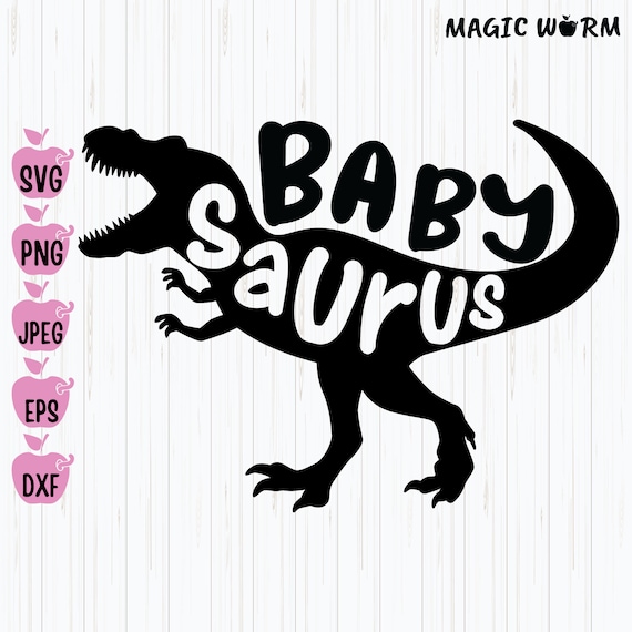 Baby Saurus Svg Baby Svg T-rex Dinosaur Svg Girl Svg T-rex - Etsy UK