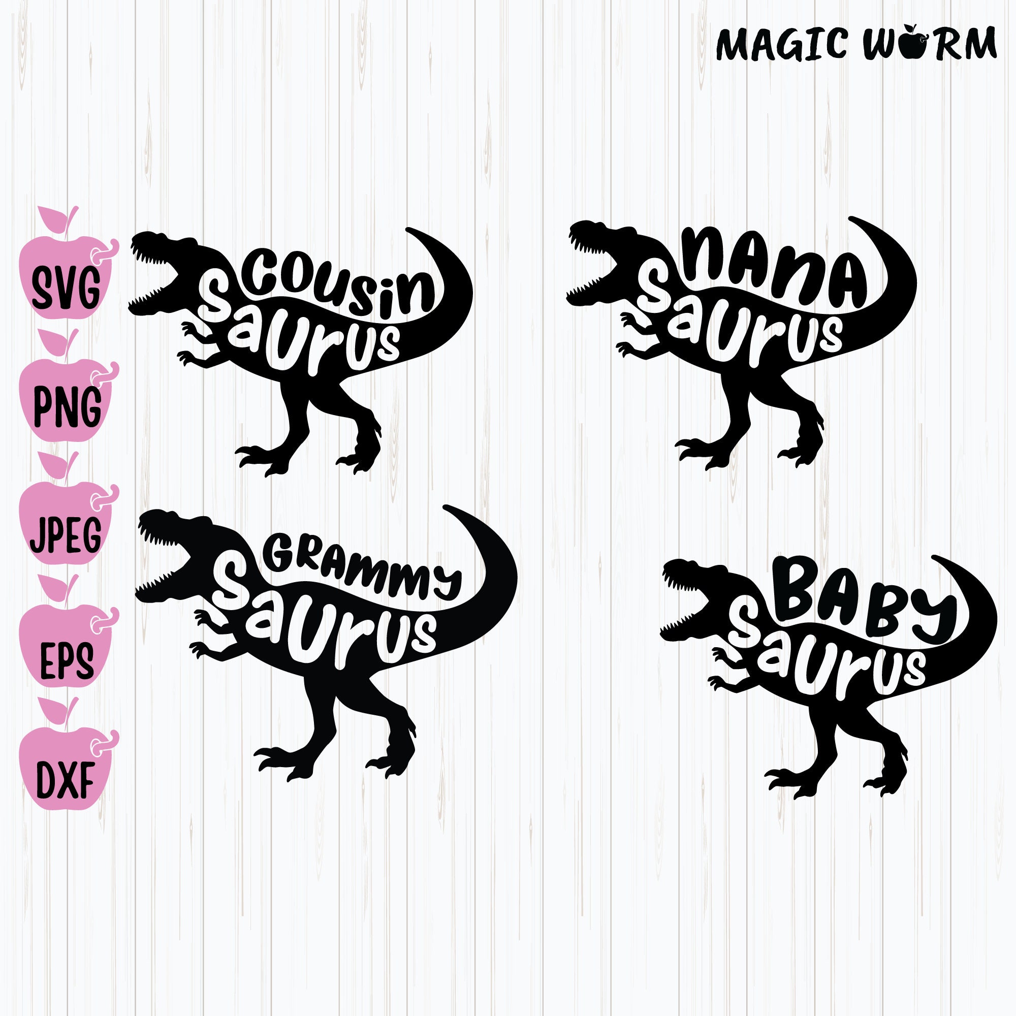 Family Saurus Svg Matching Family Svg Mamasaurus Svg - Etsy