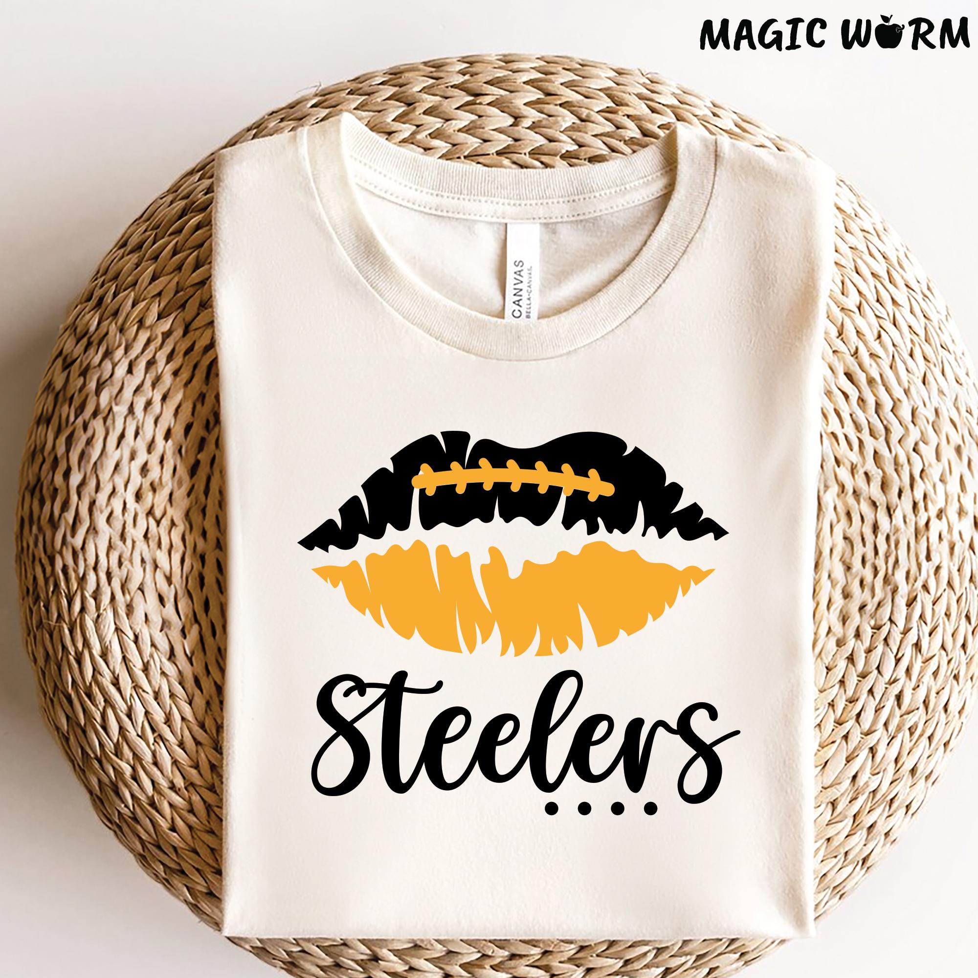 Steelers Lips SVG: Football Mom Iron On, Cricut (digital Download) - Etsy