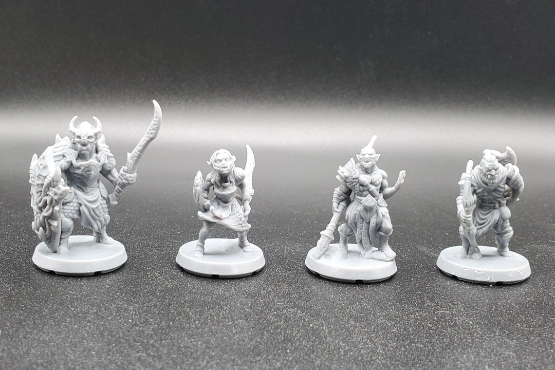 Orc Warrior, Orc Leader, Orc Archer, Orc Spearman, Half Orc, Dnd Mini ...