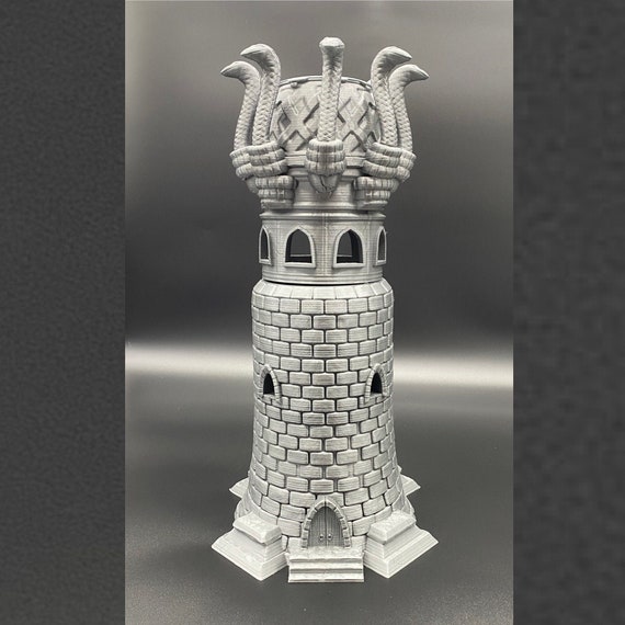Serpent Tower Tower Snake Cult Yuan-ti Tower Snakefolk - Etsy