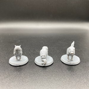 Wolf, Wolves, Wolf Pack, Familiar, Pet, Guardian, Dnd Mini, TTRPG ...