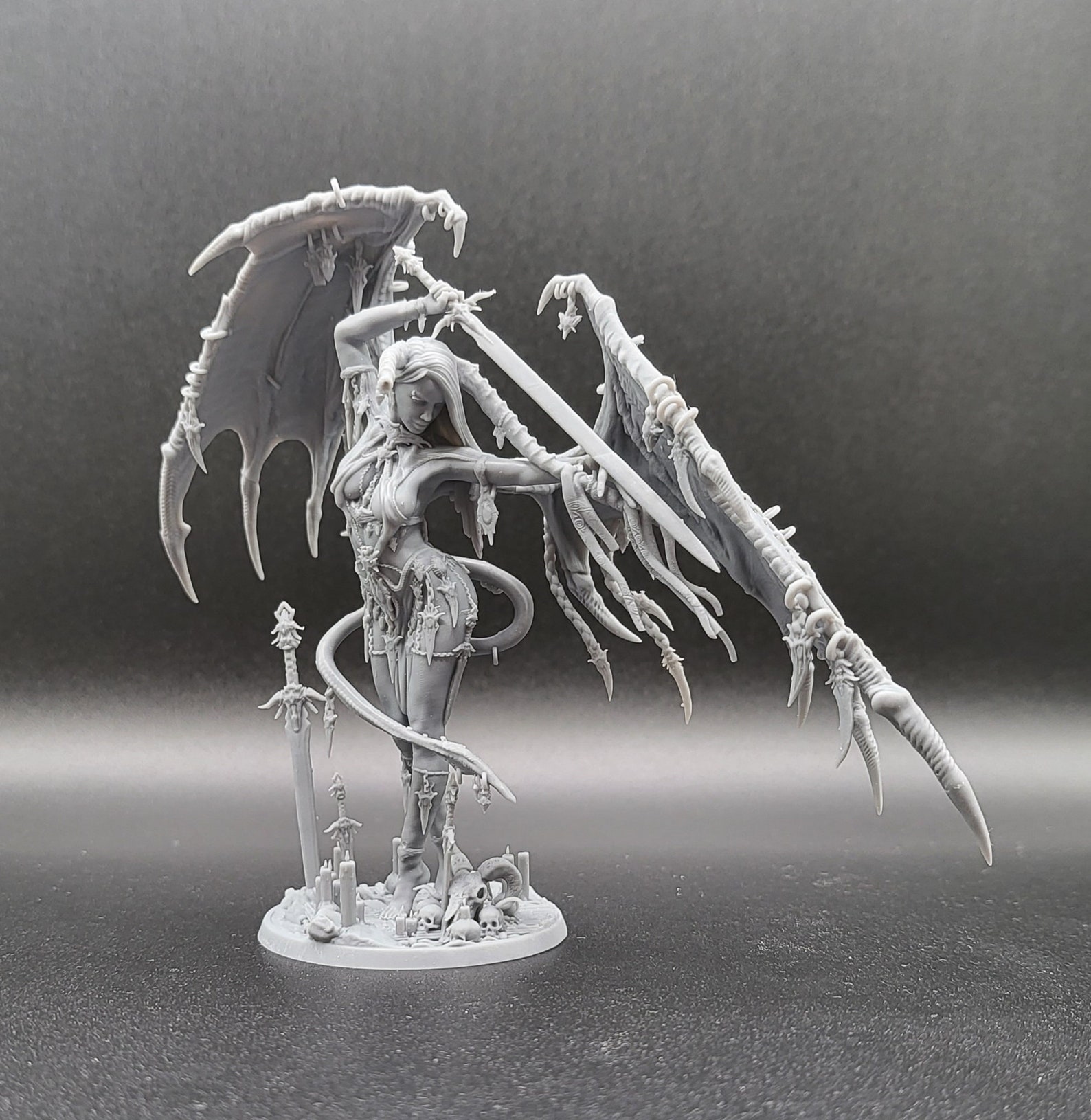 Lamashtu, Demon, Female Demon, Devil, Female Devil, Sword Demon, Sword ...