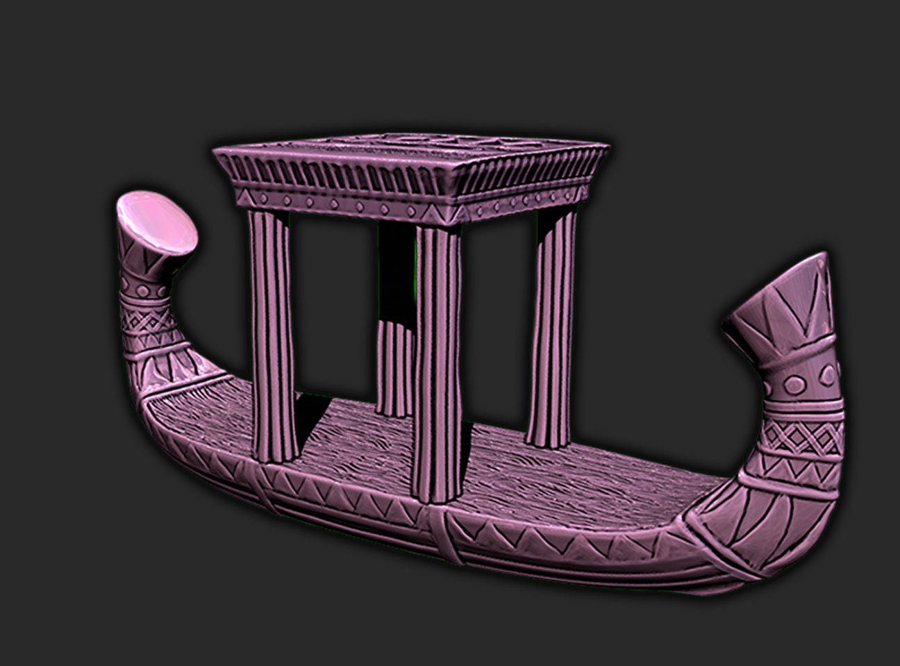 Barge, Ship, Funeral Ship, Burial Ship, Egyptian Ship - Etsy