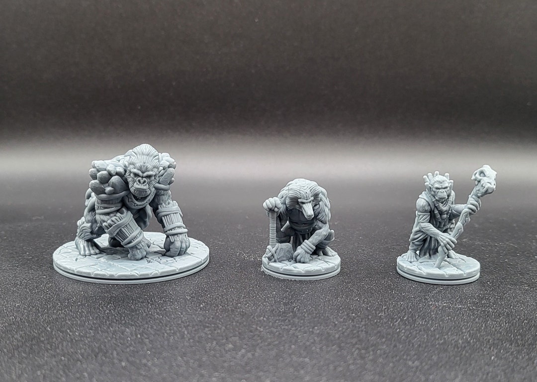 Primate Clan, Giant Gorilla, Gorilla Warrior, Shaman, Baboon, Chimp ...