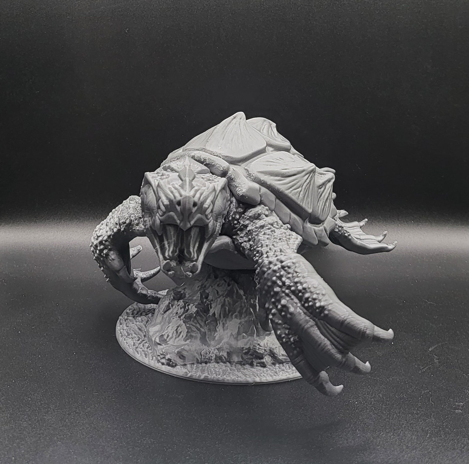 Dragon Turtle, Giant Turtle, Colossal Turtle, Dnd Mini, TTRPG Tabletop ...