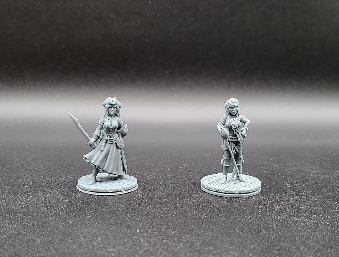 Female Pirate, Human Pirate Queen, Female Pirate Captain, Dnd Mini ...