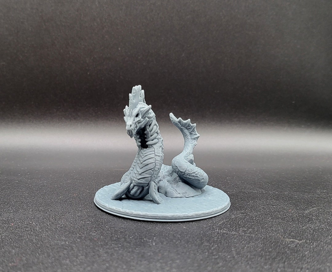 Undead Sea Serpent, Zombie, Snake, Mount, Undead, Sea Monster, Dnd Mini ...