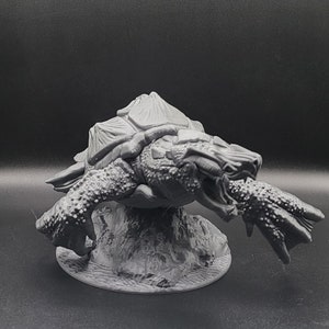 Dragon Turtle, Giant Turtle, Colossal Turtle, Dnd Mini, TTRPG Tabletop ...