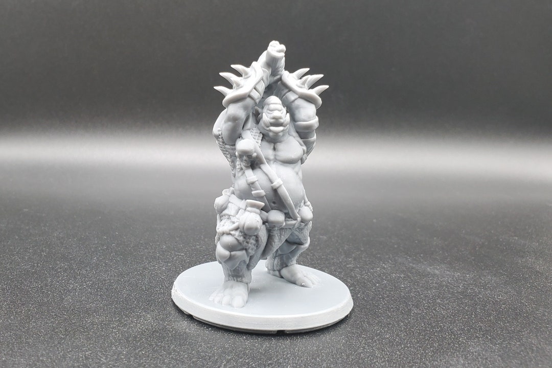 Cyclops Miniature, Cyclops Barbarian Mini, Barbarian Miniature, Dnd ...