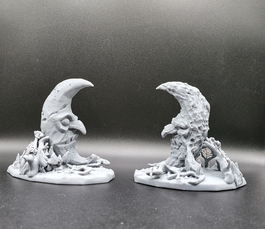 Goblin Moon Idol Pair Scenery Scatter Terrain Miniatures for DND or ...