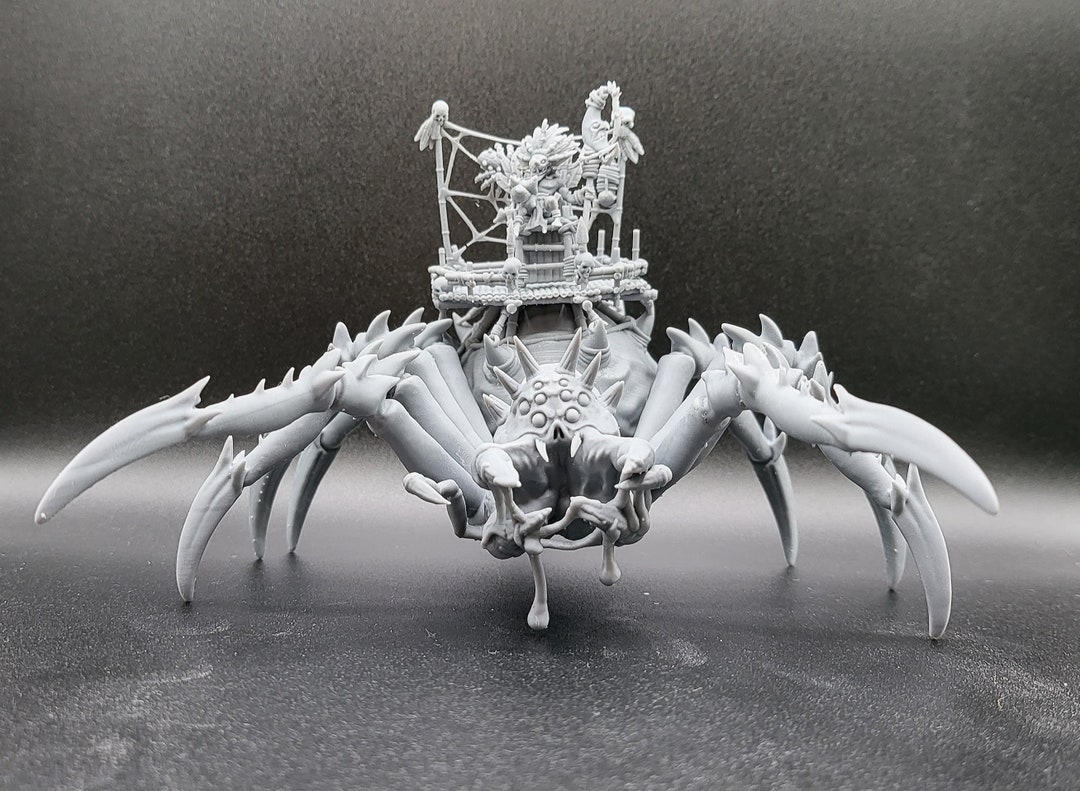 Giant Spider Queen Shelob Miniature for DND or Tabletop Gaming, 28mm D ...
