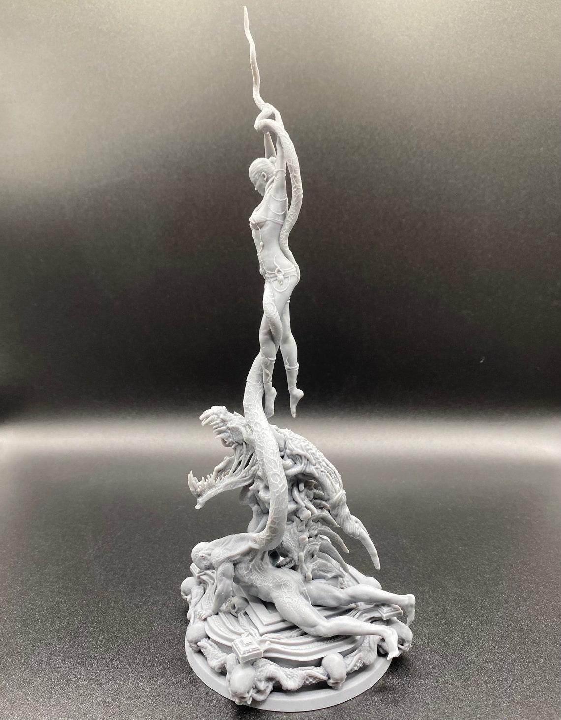 Necromancer Ritual Diorama Printomancer Figure Minifigure | Etsy