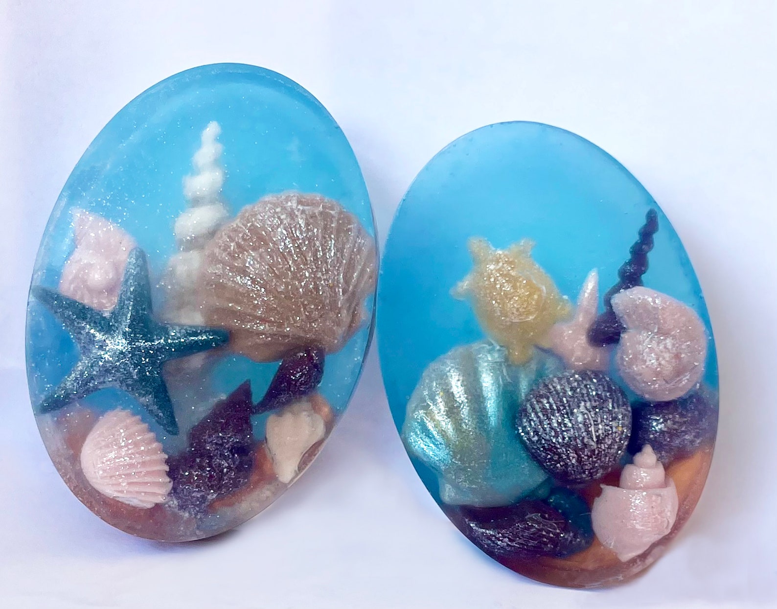 Ocean Soap With Seashells - Etsy